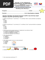 GRADE 1 Q2 WEEK 7 WORKSHEETS - Teacher Mhejz | PDF