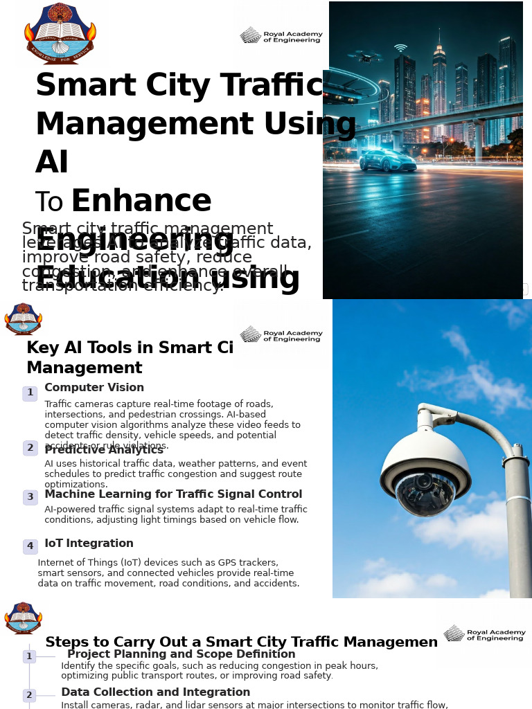 Smart City Traffic Management Using AI 2 | PDF | Traffic | Artificial ...