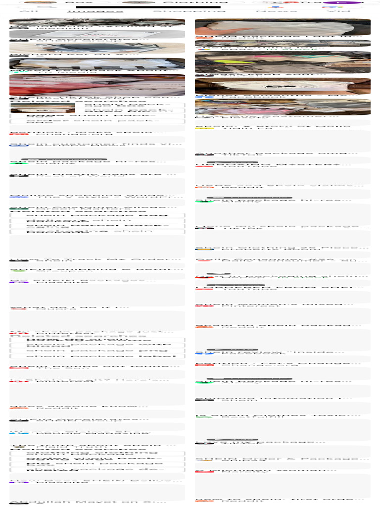 Shein Package - Google Search | PDF | E Commerce | Companies