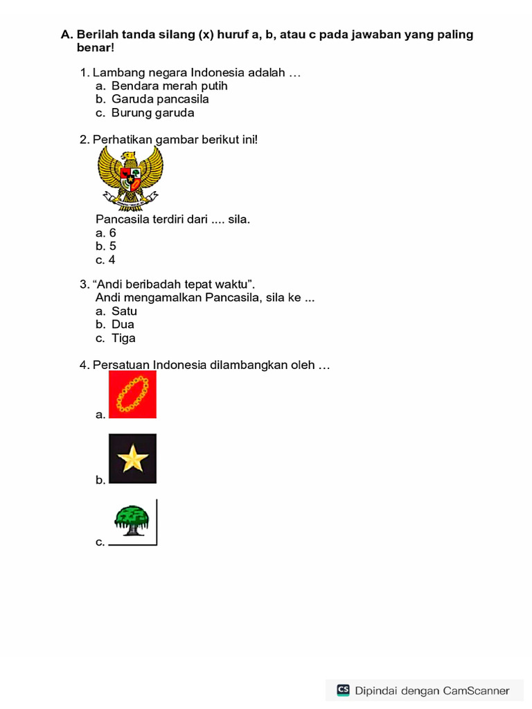Sas Pancasila Kelas 2 Sem 1 Kurmer | PDF