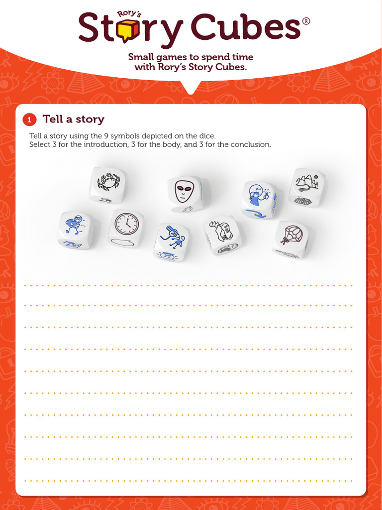 Story Cubes Poster en | PDF