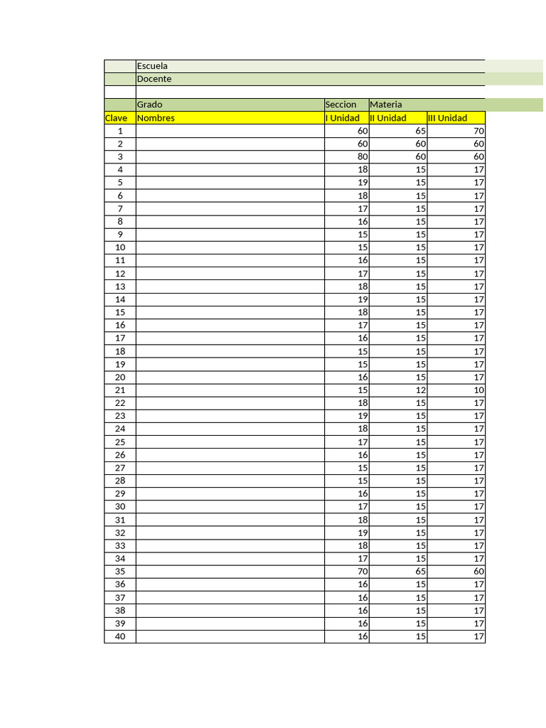 Promedios 2024 | PDF