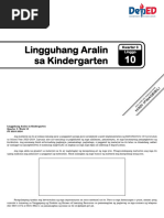 Kindergarten Learning Activity Sheet Q3 Week 3 | PDF