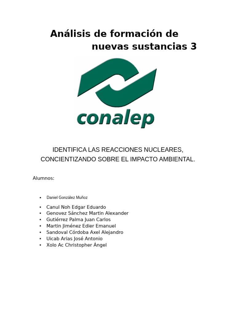 Análisis de Nuevas Sustancias y Contaminación | PDF | Residuos ...