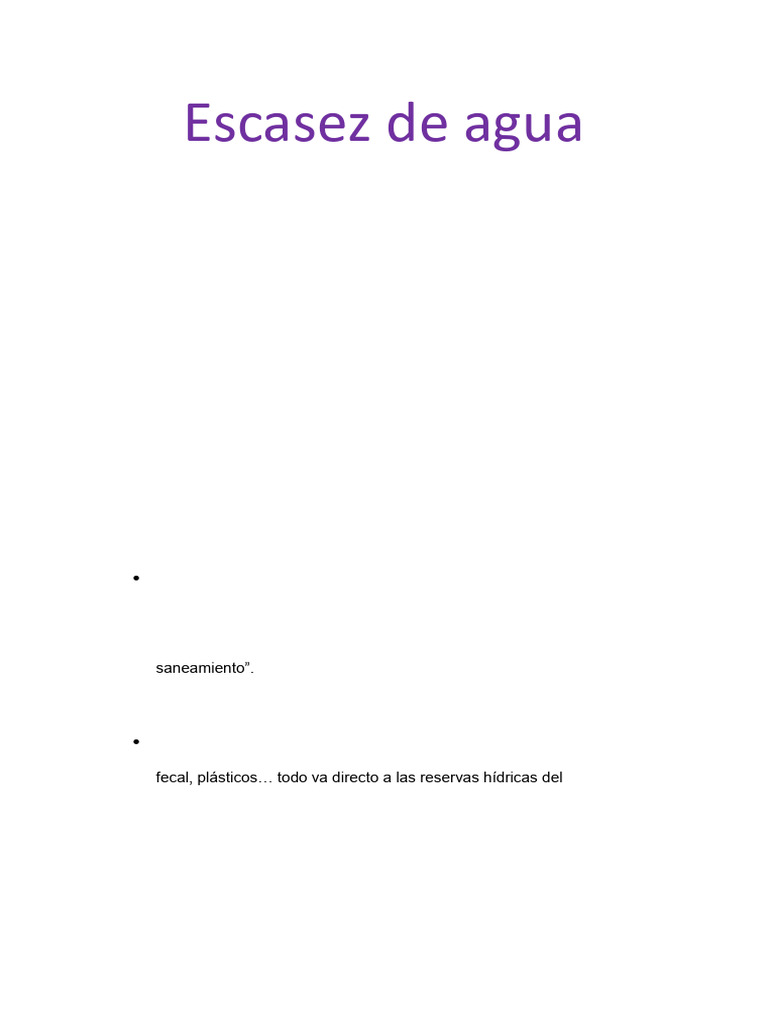 Escasez de agua | PDF | Agua | Escasez de agua