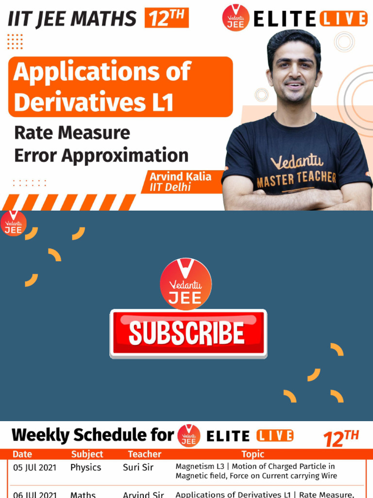 Rate Measure & Tangents and Normal Vedantu | PDF | Circle | Triangle