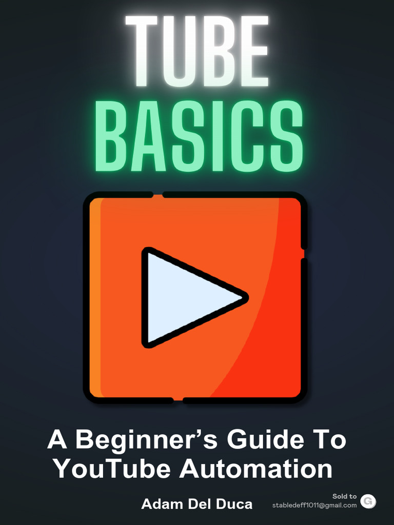 Tube Basics - Final | PDF | You Tube | Copyright