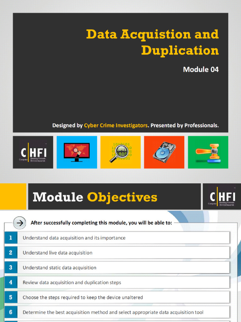 CH04 - Data Acquisition and Duplication | PDF