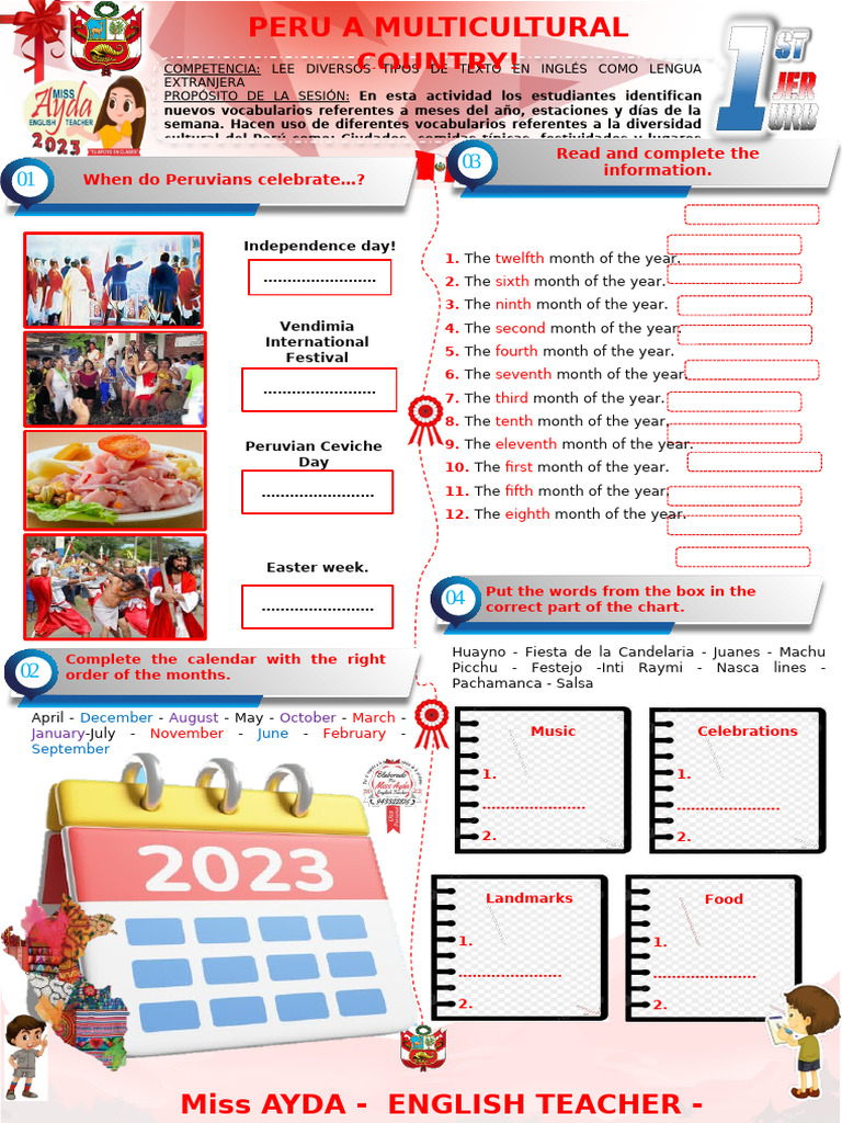 Celebraciones y Comida Típica Peruana | PDF