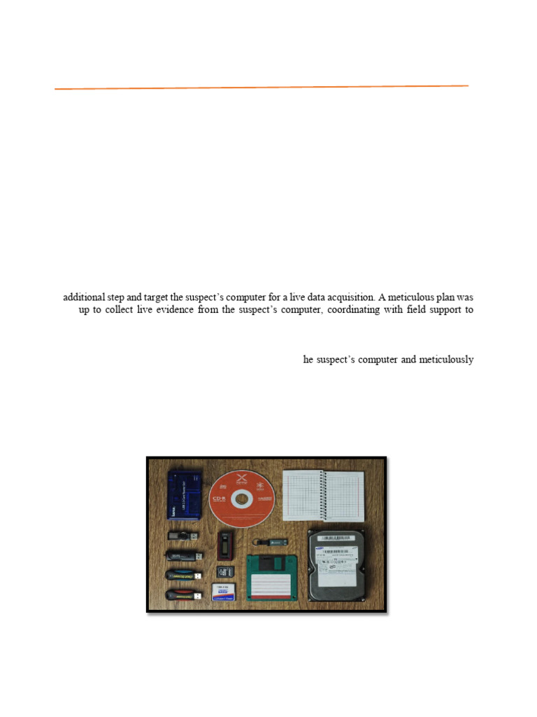 Scenario For A Digital Forensics Case | PDF | Digital Forensics | Information Science