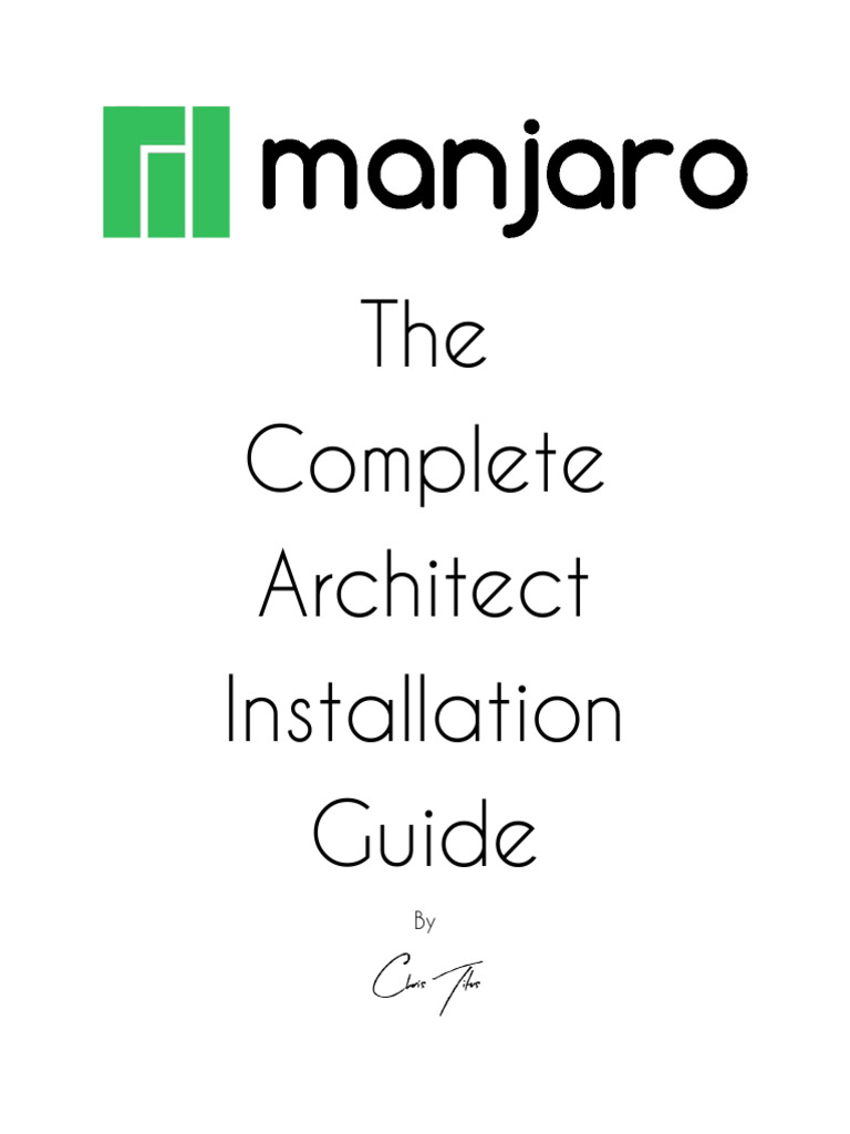 Manjaro Install | PDF | Booting | Bios Manjaro Install | PDF | Booting | Bios