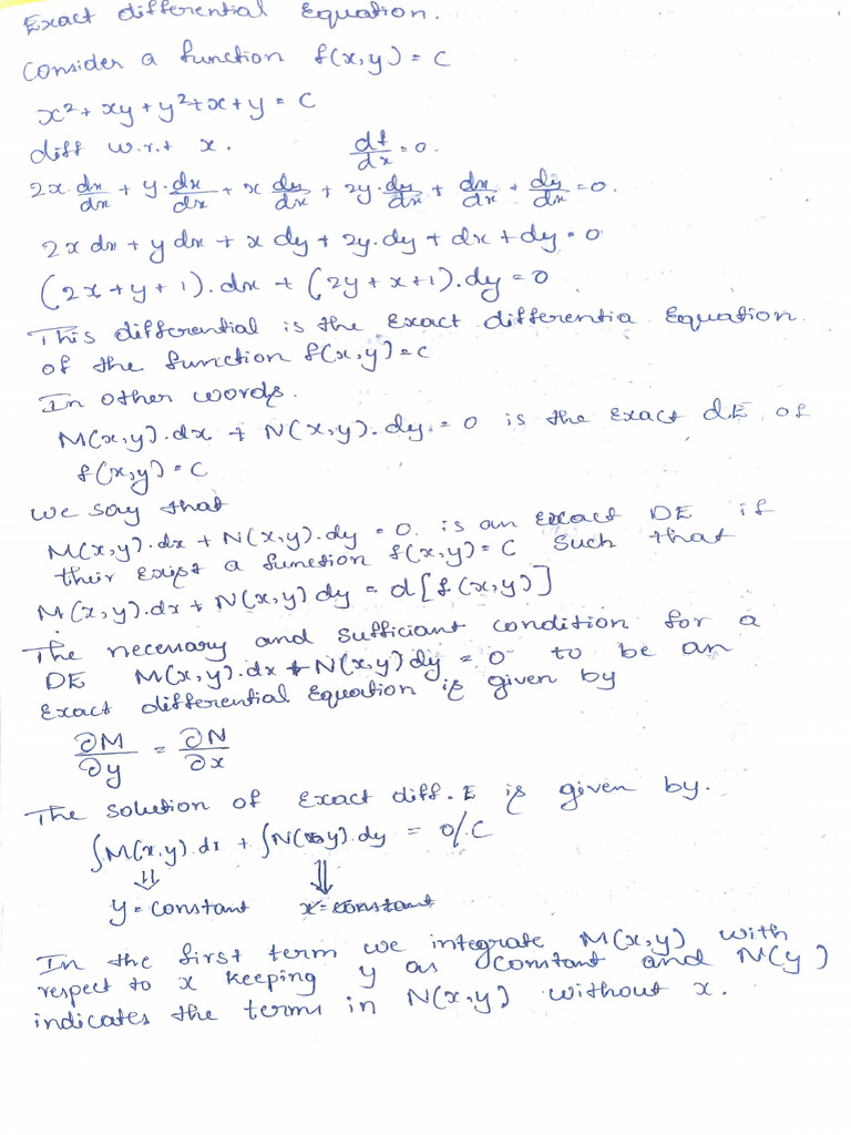 Advanced Differential Equations | PDF