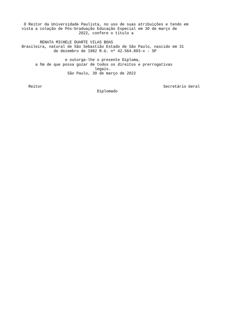 Diploma Unip 2 | PDF