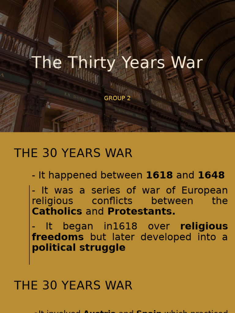 The Thirty Years War | PDF