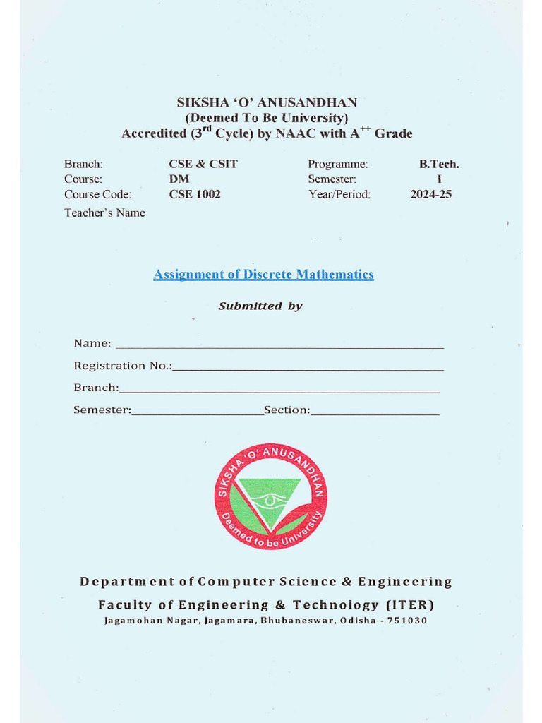 UPM Lab Assignments | PDF