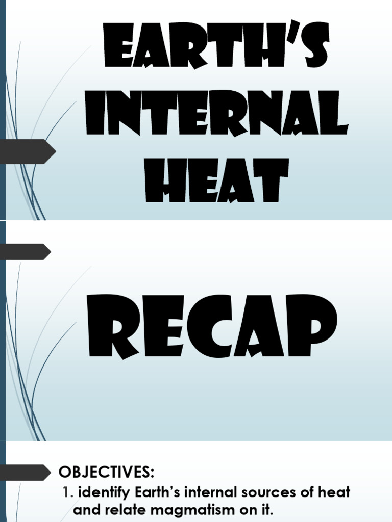 Earth's Internal Heat Sources Explained | PDF | Earth | Convection