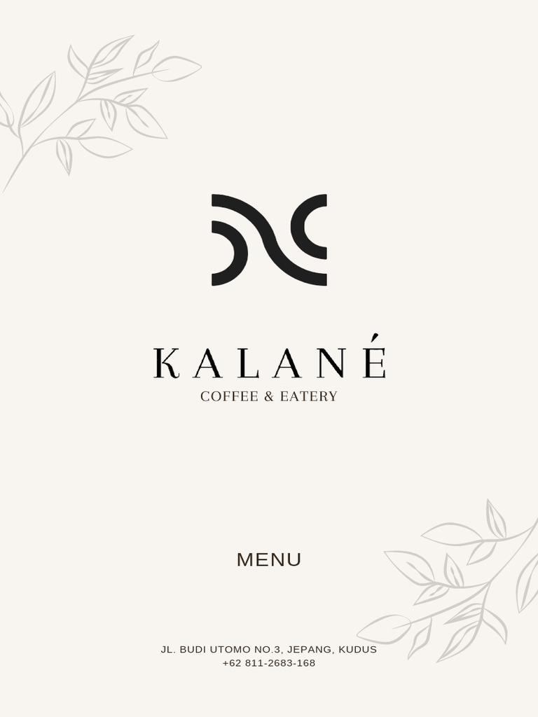 Final Menu Kalane | PDF | Foods | Cuisine