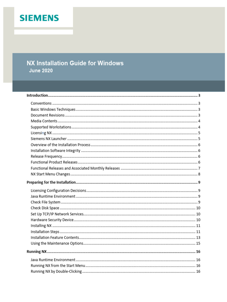 nx_install_wnt | PDF | Installation (Computer Programs) | Computer Network