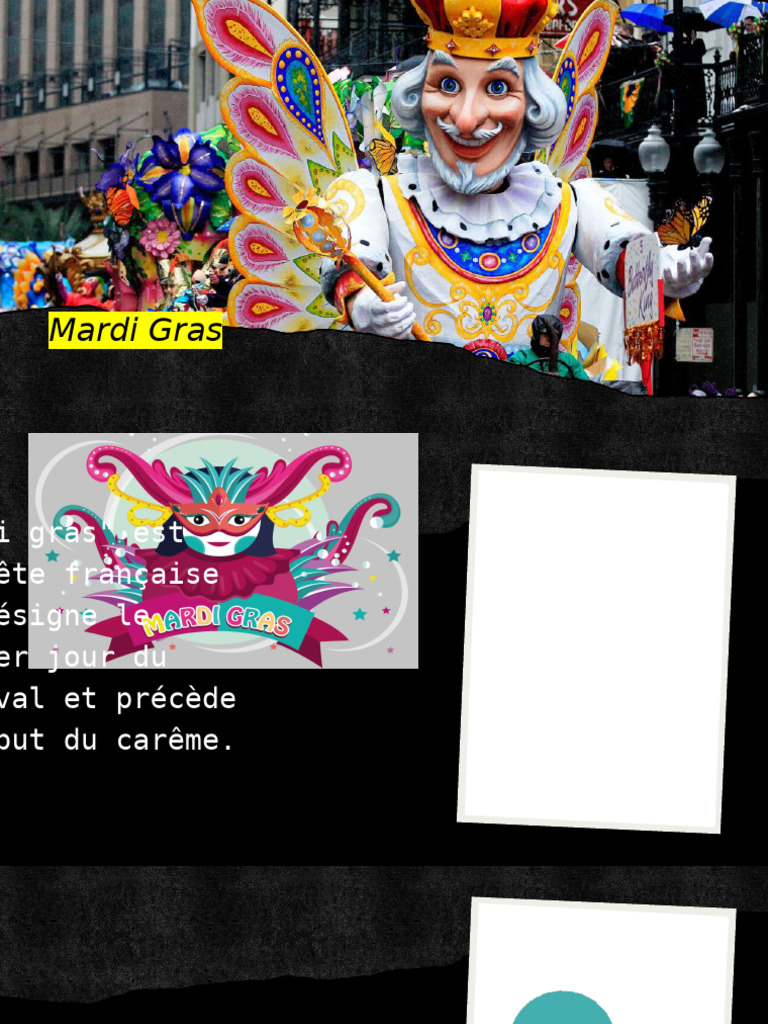 Histoire et traditions du Mardi Gras en France | PDF