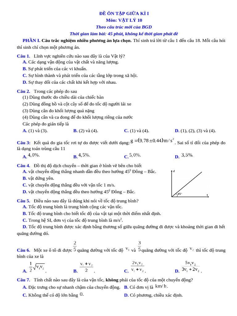 Đề 1_GK1_VL10_Cấu trúc mới | PDF