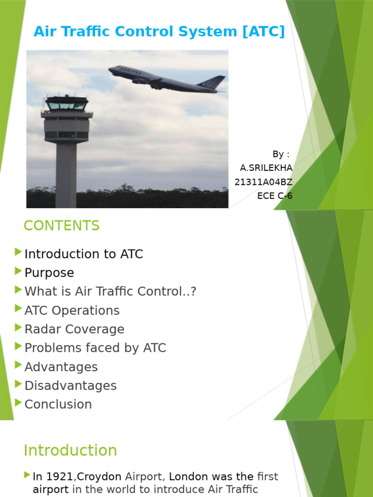Air Traffic Control System | PDF | Air Traffic Control | Transport Safety