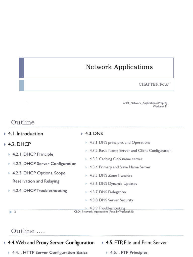 Ch04 Network Applications | PDF | Domain Name System | Ip Address