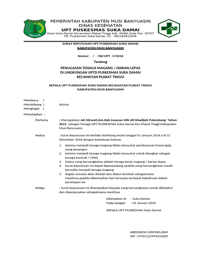 SK TkS NIR BARU | PDF