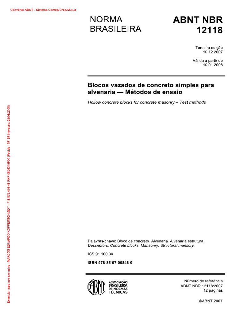 NBR 12118 | PDF