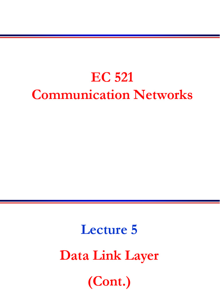 Lecture 5 | PDF | Internet Protocols | Computer Network