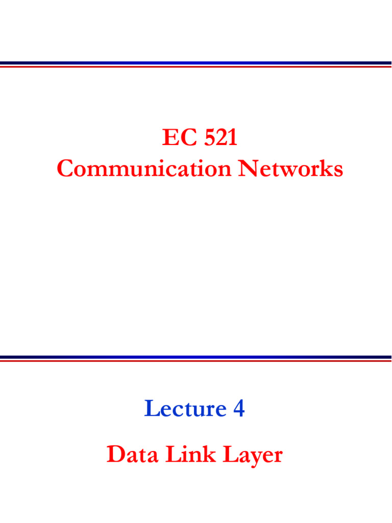 Lecture 4 Pdf Computer Network Information And Communications