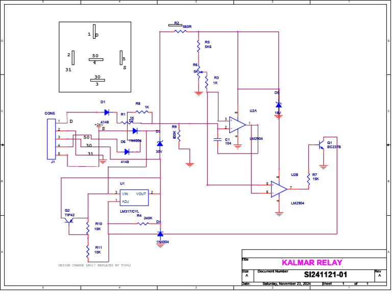 KALMAR RELAY SCHEMATIC | PDF
