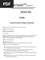 ADCS ADL Inventory Guidelines | PDF | Recall (Memory) | Cognition