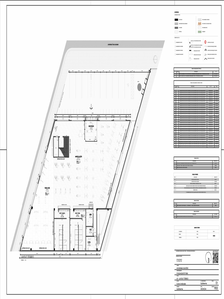 01 - A1 - LAYOUT TÉRREO_R01 | PDF | Materiais | Engenharia Civil