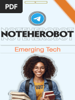 Emerging Tech Lecture Notes 1 (Chapters 1-7) | PDF