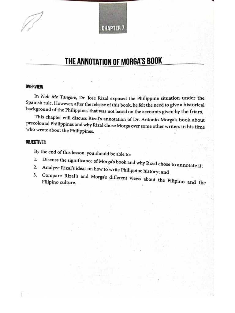 Chapter 7 - The Annotation of Morga's Book | PDF