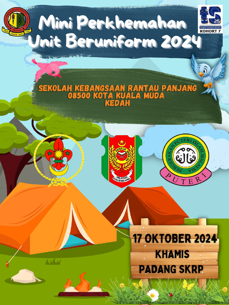 Buku Program Perkhemahan Perdana Unit Berunifom 2024 | PDF