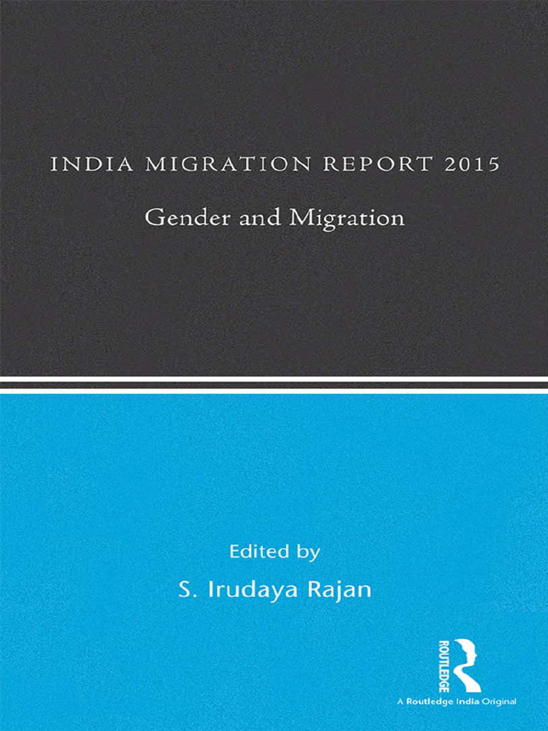 India Migration Report 2015 | PDF | Human Migration | Migrant Worker