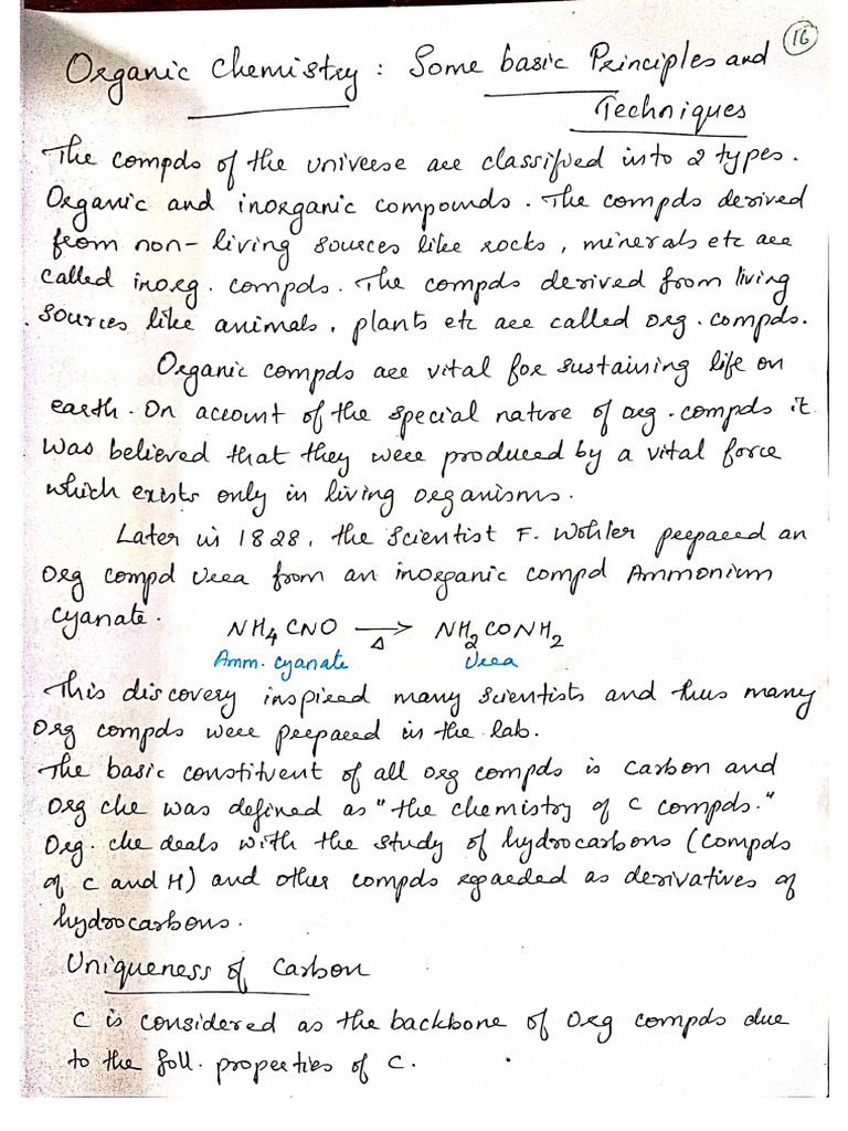 Organic Chemistry Some Basic Principles and Techniques | PDF