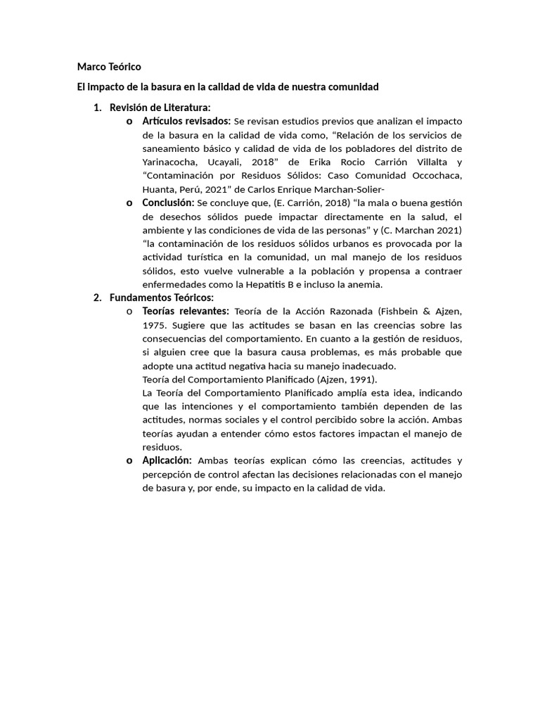 Capítulo 2 Proyecto Inv.-1 | PDF | Residuos | Comportamiento