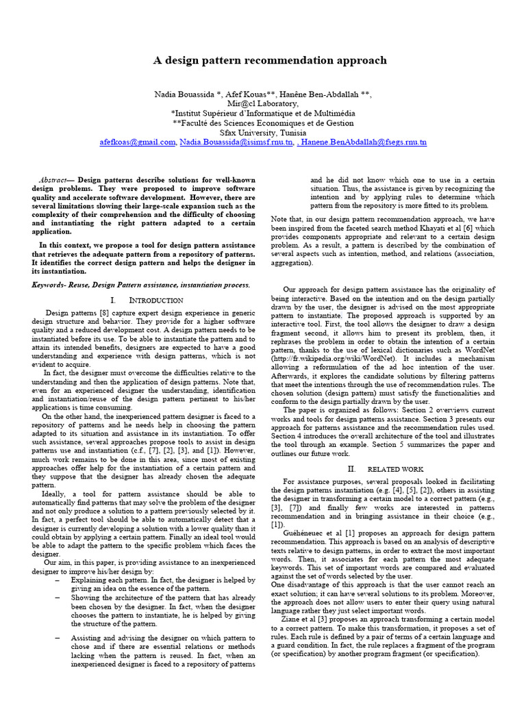 15 ICSESS Nadiafin 2011 | PDF | Software Design Pattern | Design