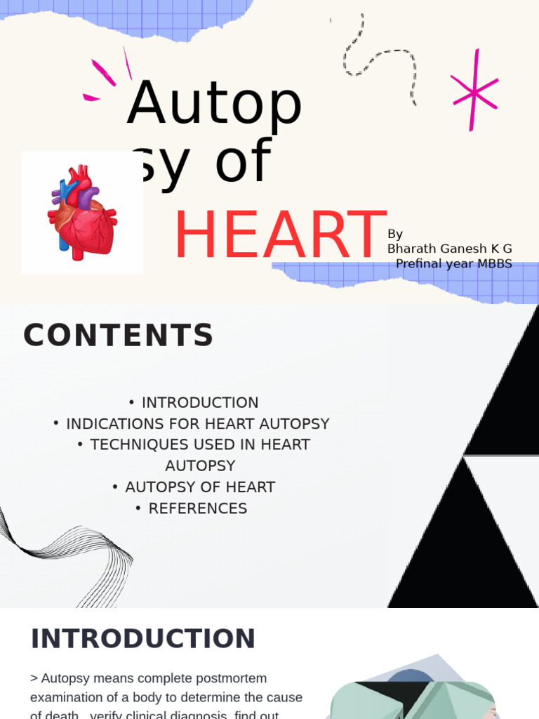 Autopsy of Heart | PDF