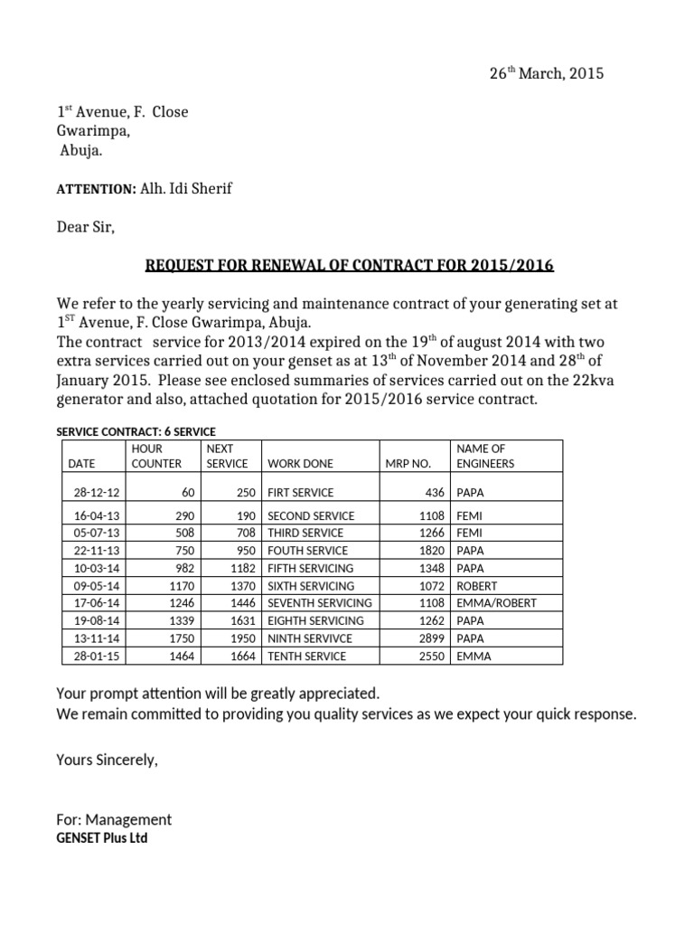 IDI SHERIF RENEWAL LETTER | PDF