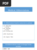 List of Medical Abbreviations - Latin Abbreviations - Wikipedia | PDF ...