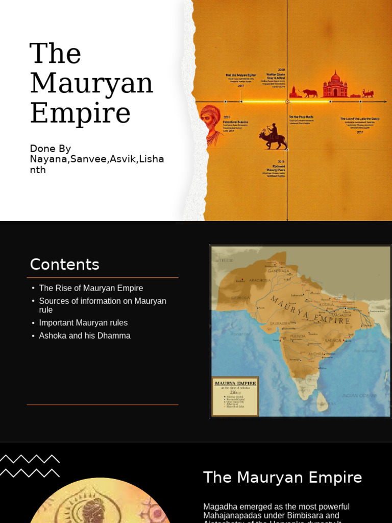 The Mauryan Empire 23 | PDF | Ashoka | Ancient India