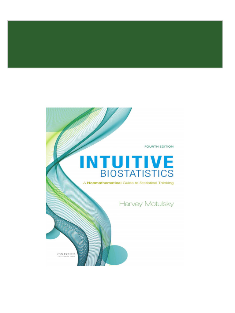 [FREE PDF sample] Intuitive Biostatistics A Nonmathematical Guide to ...