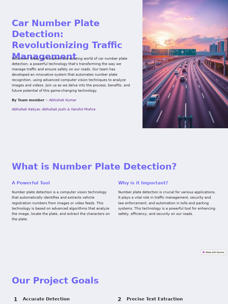 Car Number Plate Detection Pdf Optical Character Recognition