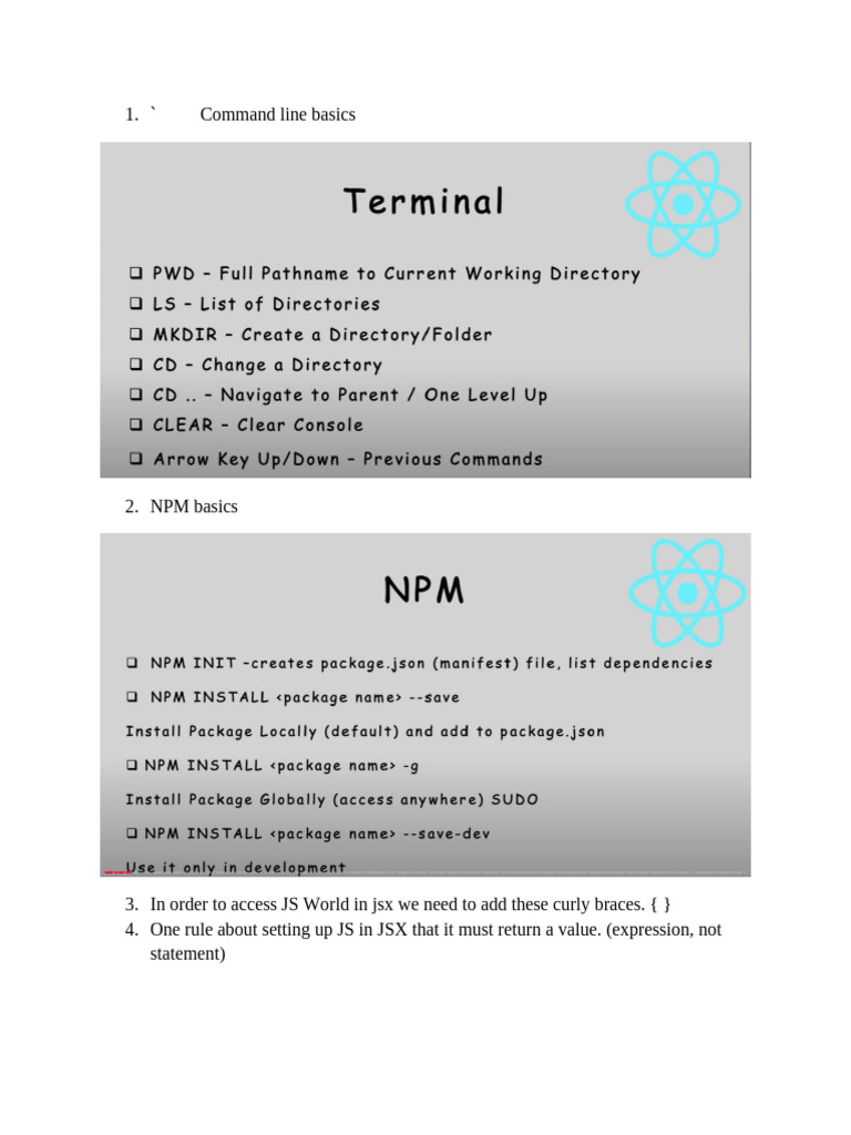 ReactJS Course | PDF