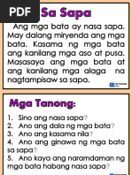Tagalog Short Stories With Comprehension Questions | PDF