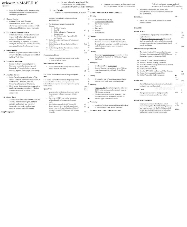 Mapeh10 3rd Pdf