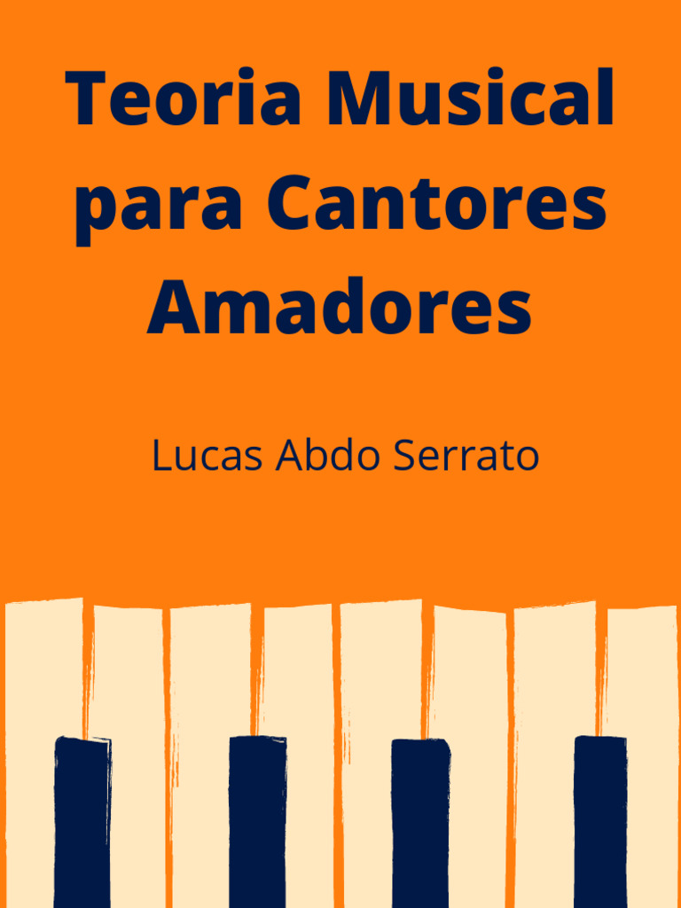 Teoria Musical para Cantores Amadores | PDF | Intervalo (música) | Clave